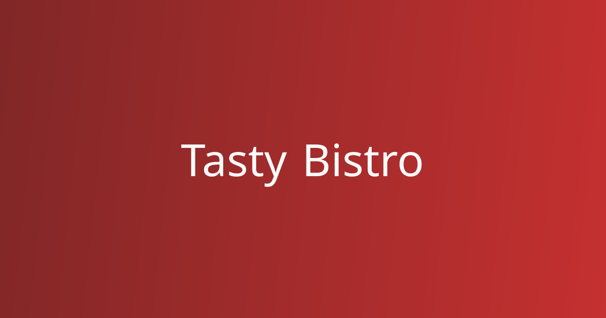 Best Chinese in Crystal Lake, IL | Tasty Bistro | Order Online